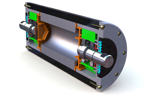 Single 5 Inch Diameter Trough Rollers 20 millimeter Shaft | Big Rock ...